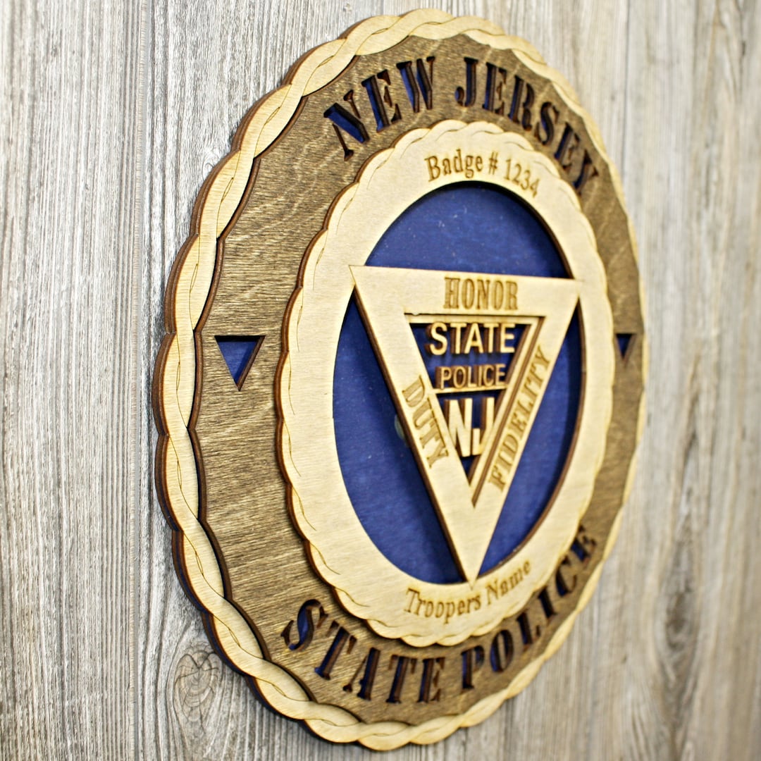 New Jersey State Police Wall Tribute - Etsy