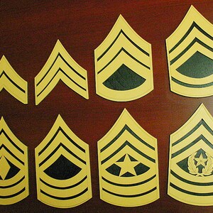 Complete NCO Ranks Set - Etsy