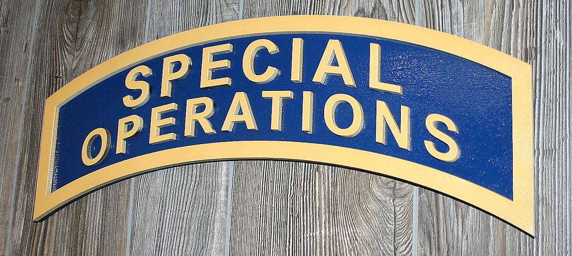 Large 18 Inch Special Operations Tab - Etsy