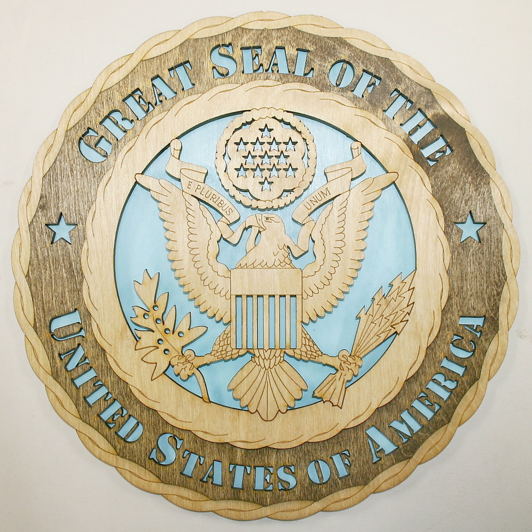 12" and 18" Great Seal of the United States Wall Tribute - Etsy