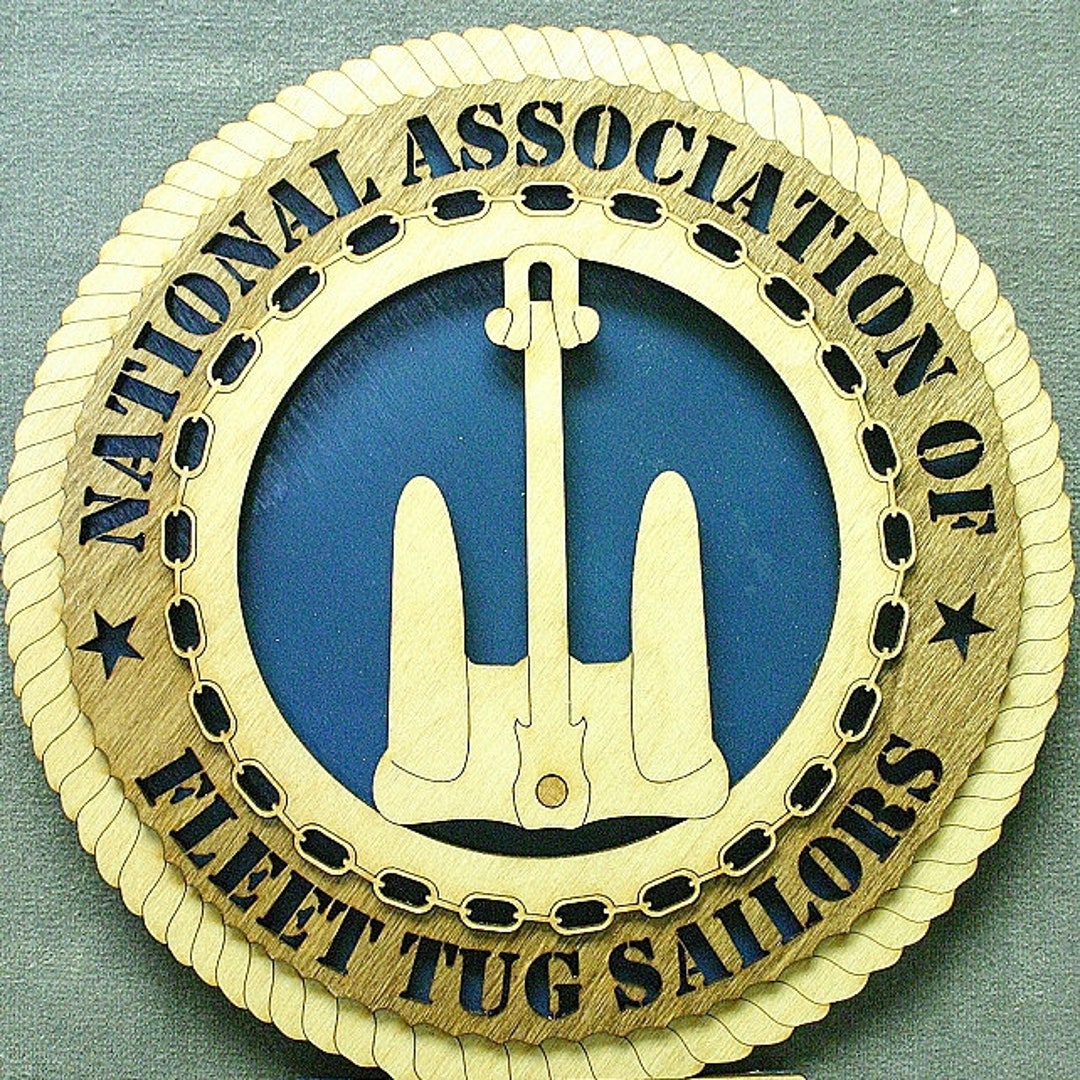 Wood National Association of Fleet Tug Sailors Wall Plaque - Etsy