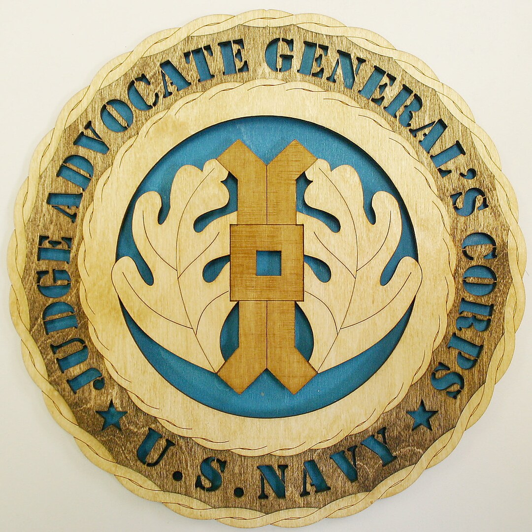 Custom 12or 18 Navy Jag Corps Wall Tribute - Etsy