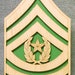 Custom 12 Wood US Army Command Sergeant Major Rank FREE SHIPPING - Etsy