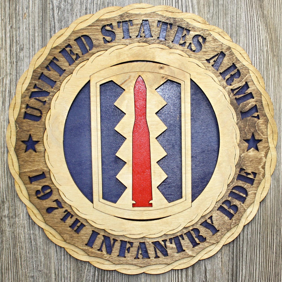 197th Infantry Brigade Wall Tribute - Etsy