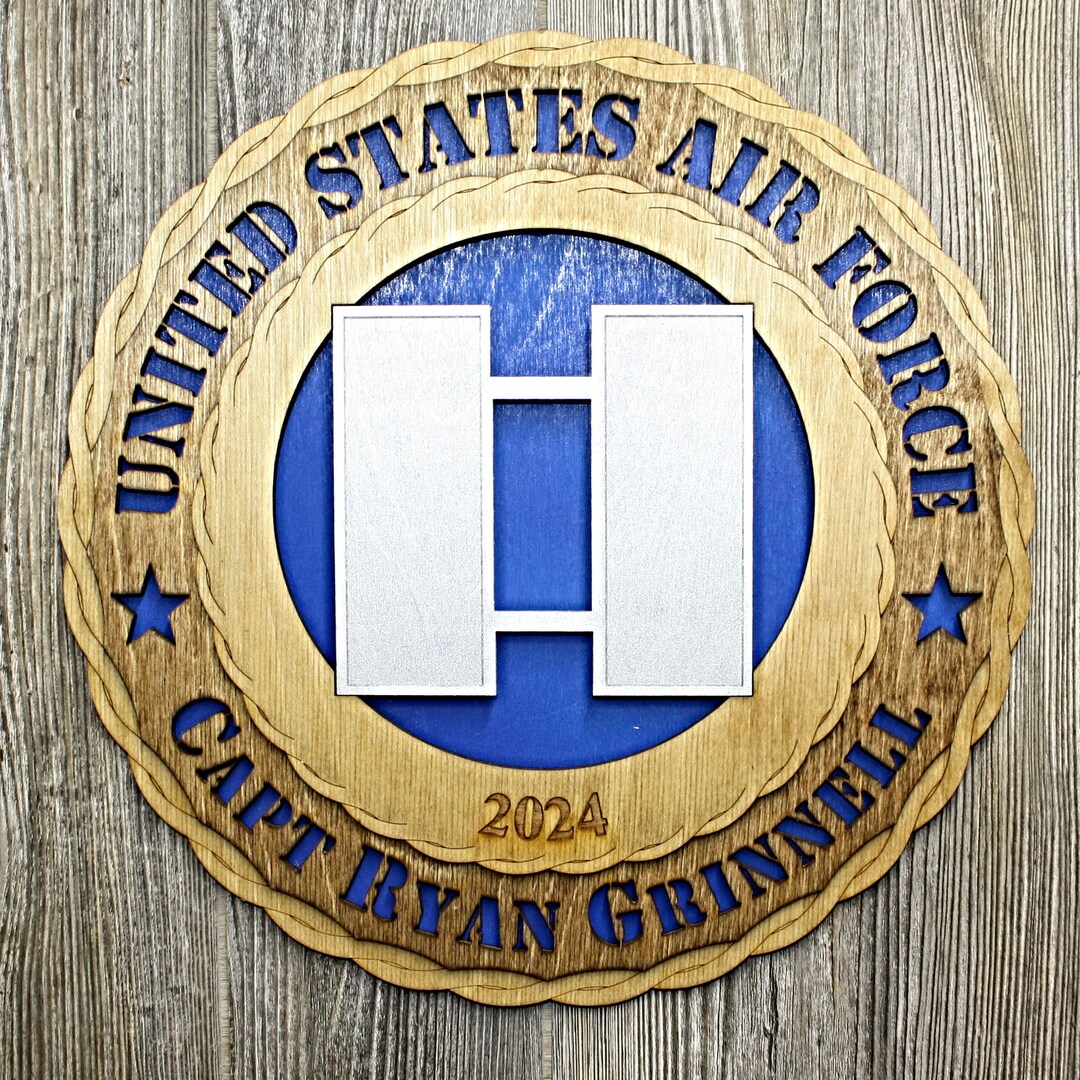 Air Force Captain Wall Tribute - Etsy
