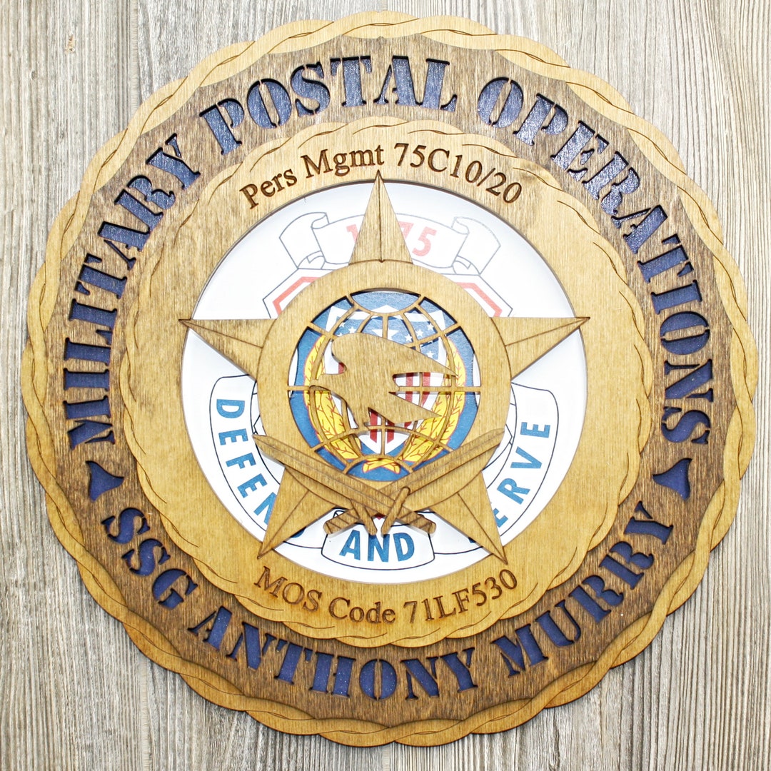 Military Postal Service Wall Tribute - Etsy