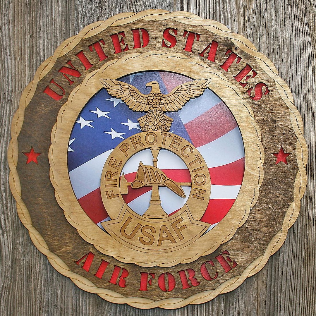Air Force Fire Protection Wall Tribute - Etsy