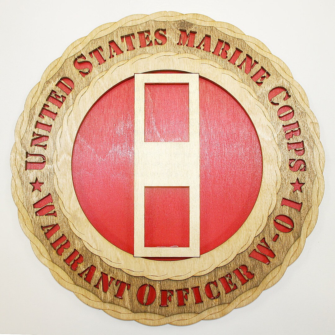 Marine WO1 Warrant Officer Wall Tribute - Etsy
