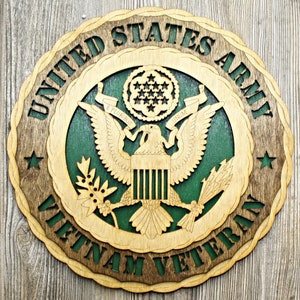 Army Vietnam Veteran Wall Tribute - Etsy