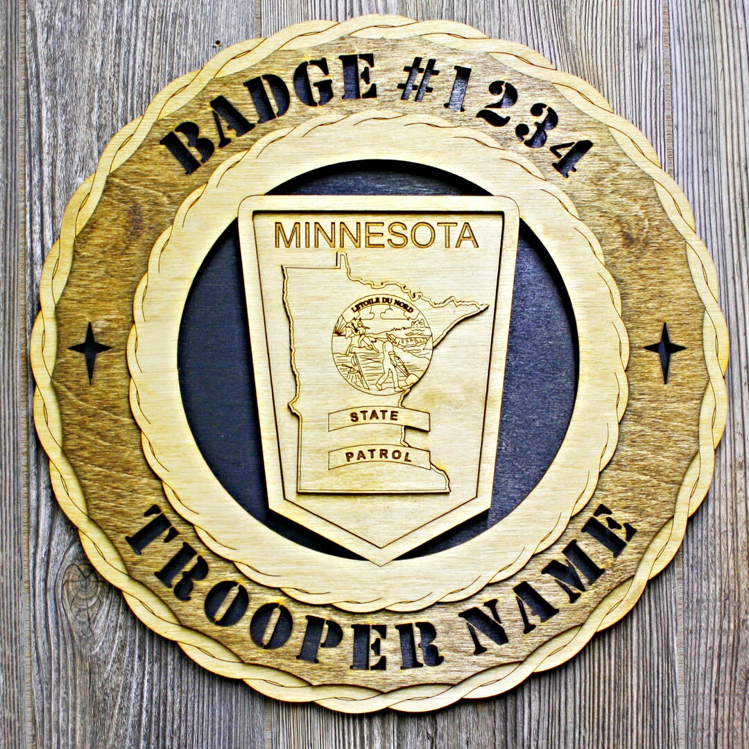 Minnesota State Police Wall Tribute - Etsy
