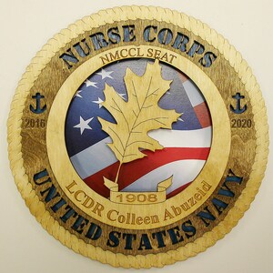 12" and 18" Navy Nurse Corps Wall Tribute - Etsy