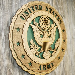 Army Traditional Wall Tribute - Etsy