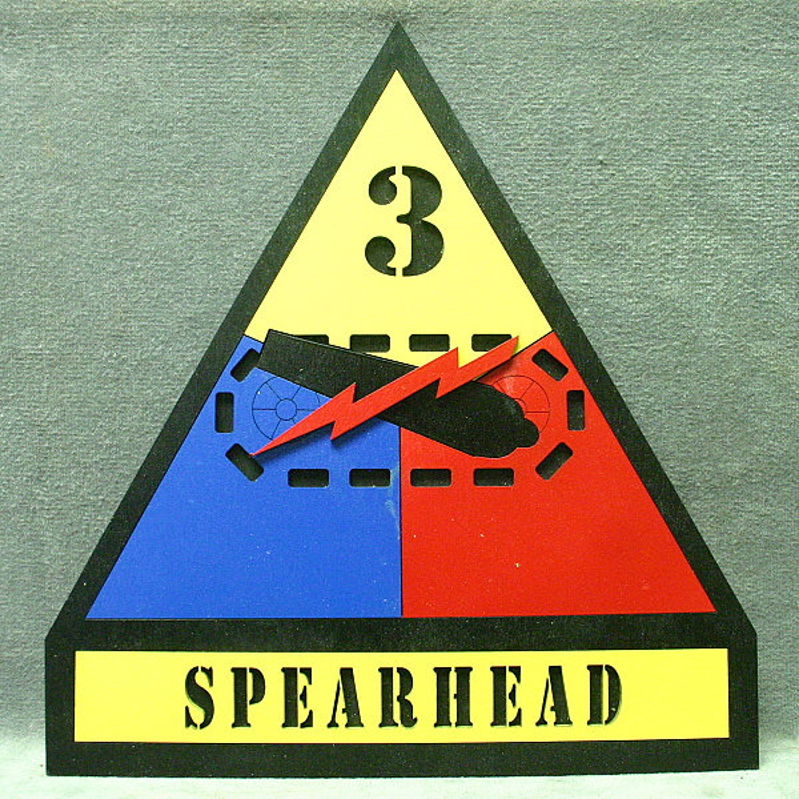 3rd Armor Division Insignia Wall Plaque FREE SHIPPING - Etsy