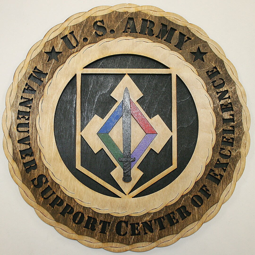 12" and 18" Maneuver Support Center Wall Tribute - Etsy