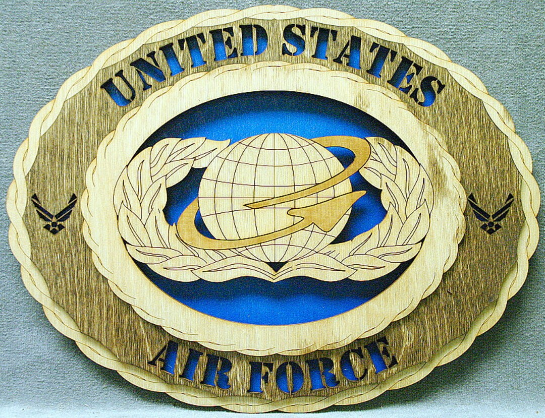 Custom US Air Force Wood Wall Plaque - 12" Personnel Tribute - Etsy