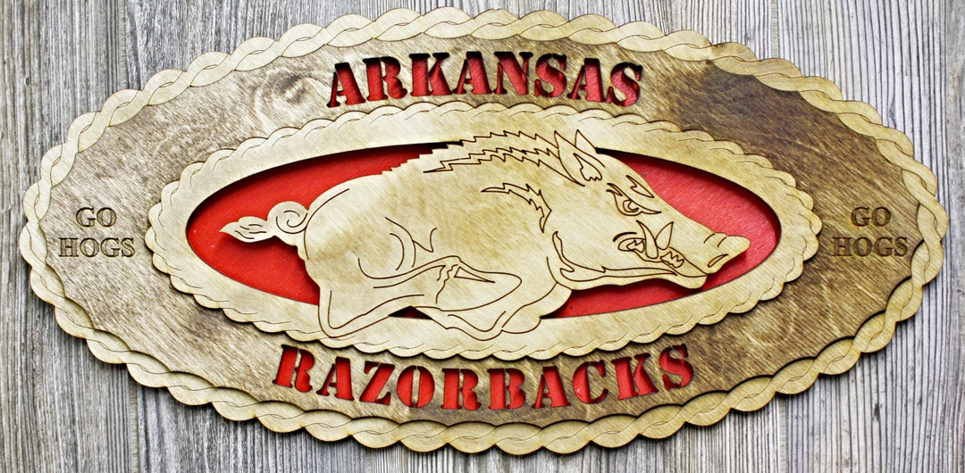 Arkansas Razorbacks Wall Tribute - Etsy