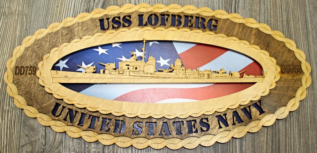 USS Lofberg Wall Tribute - Etsy