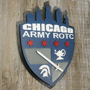 Chicago Army ROTC Full Color Wall Tribute - Etsy