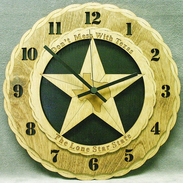 Texas Clock - Etsy