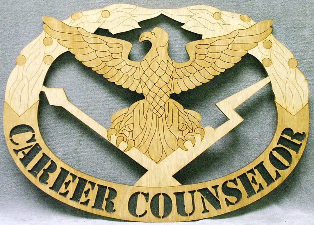 Army Career Counselor Insignia Wall Tribute - FREE SHIPPING - Etsy