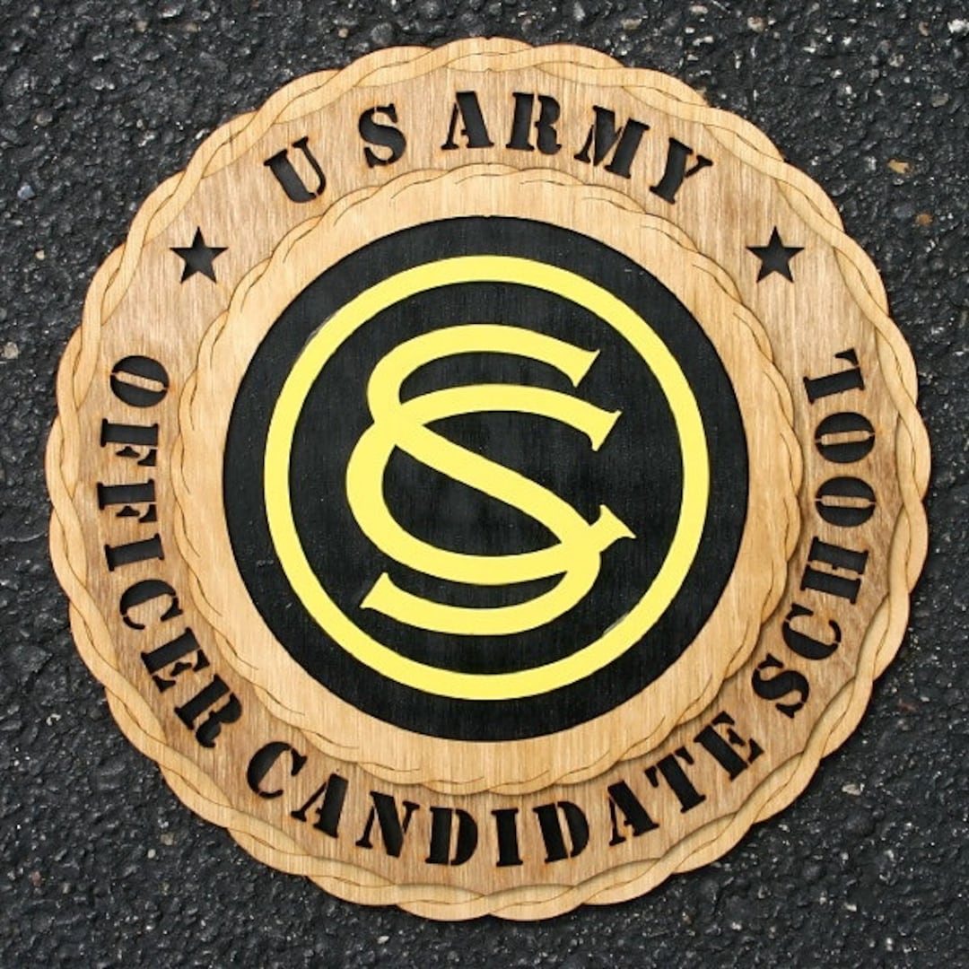 Army Officer Candidate School Wall Tribute - FREE SHIPPING - Etsy