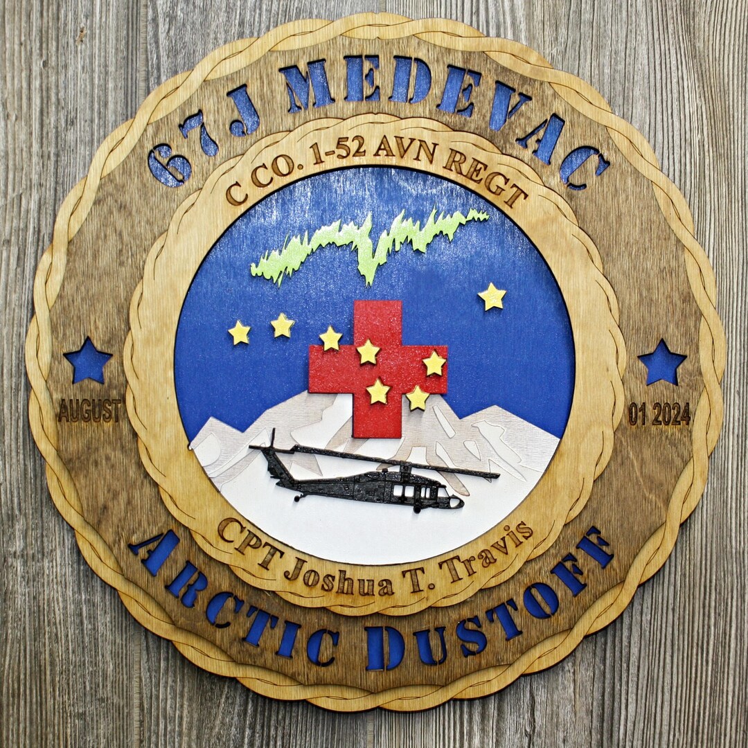 MEDEVAC Arctic Dust off Wall Tribute - Etsy