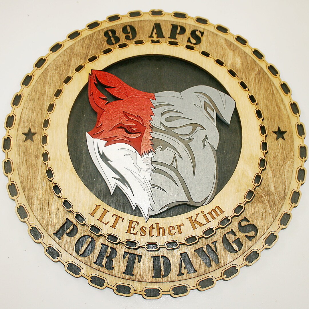 Air Force 89 APS Wood Wall Plaque: Custom Military Tribute - Etsy