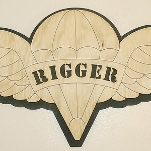 Army Rigger Wings Wall Plaque - FREE SHIPPING - Etsy