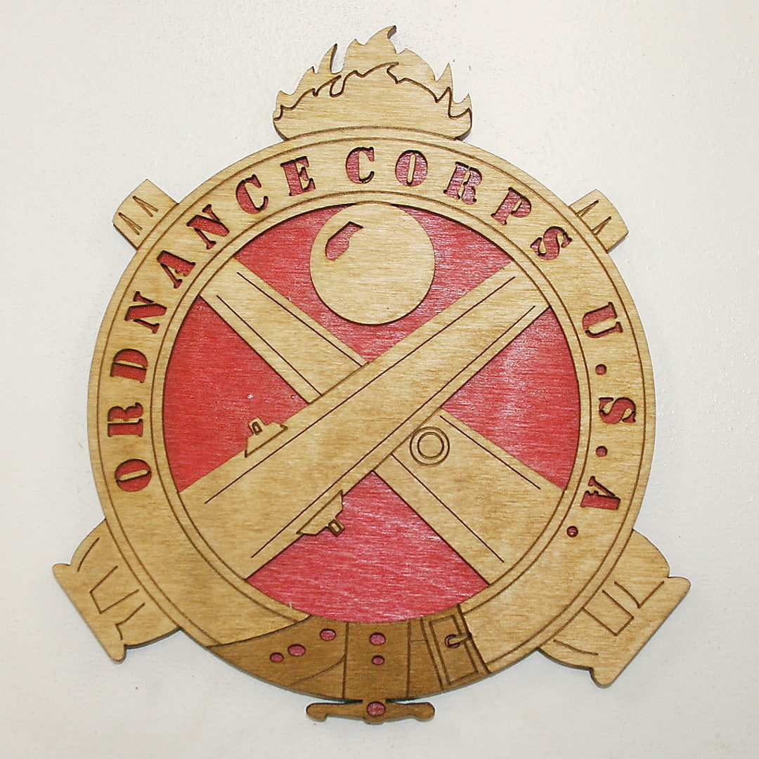 Ordnance Crest Wall Plaque - Etsy