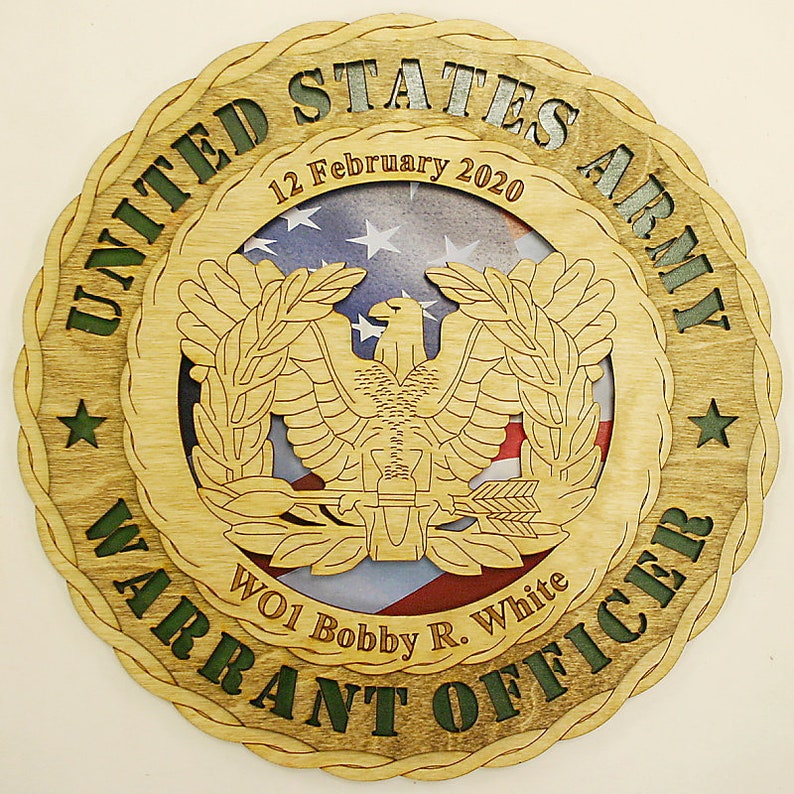 Custom 12"or 18" Air Force 2D OSS Wall Tribute - Etsy