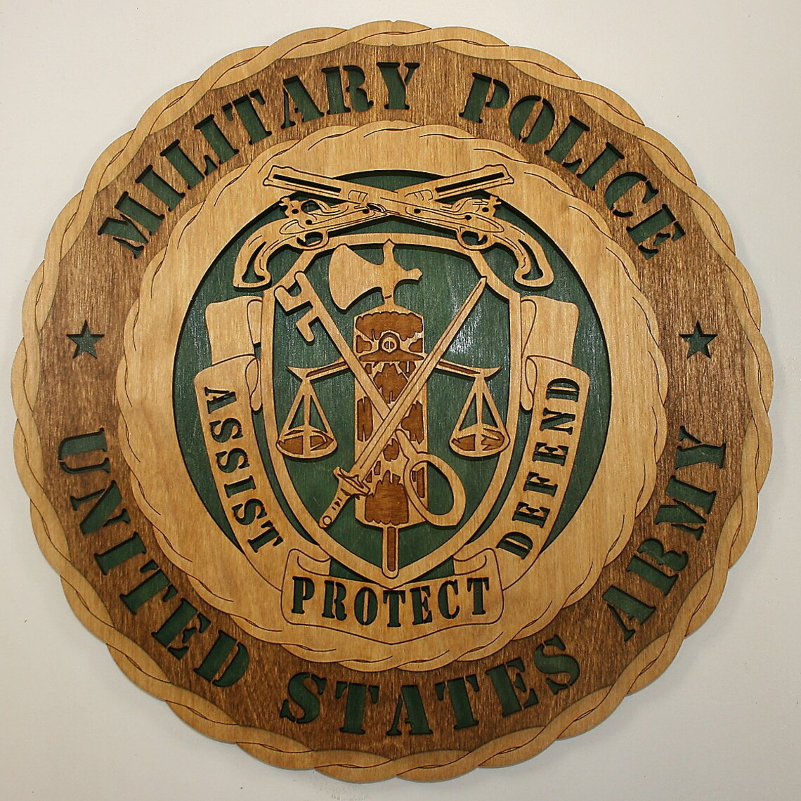 Army Military Police Regimental Crest Wall Tribute - Etsy
