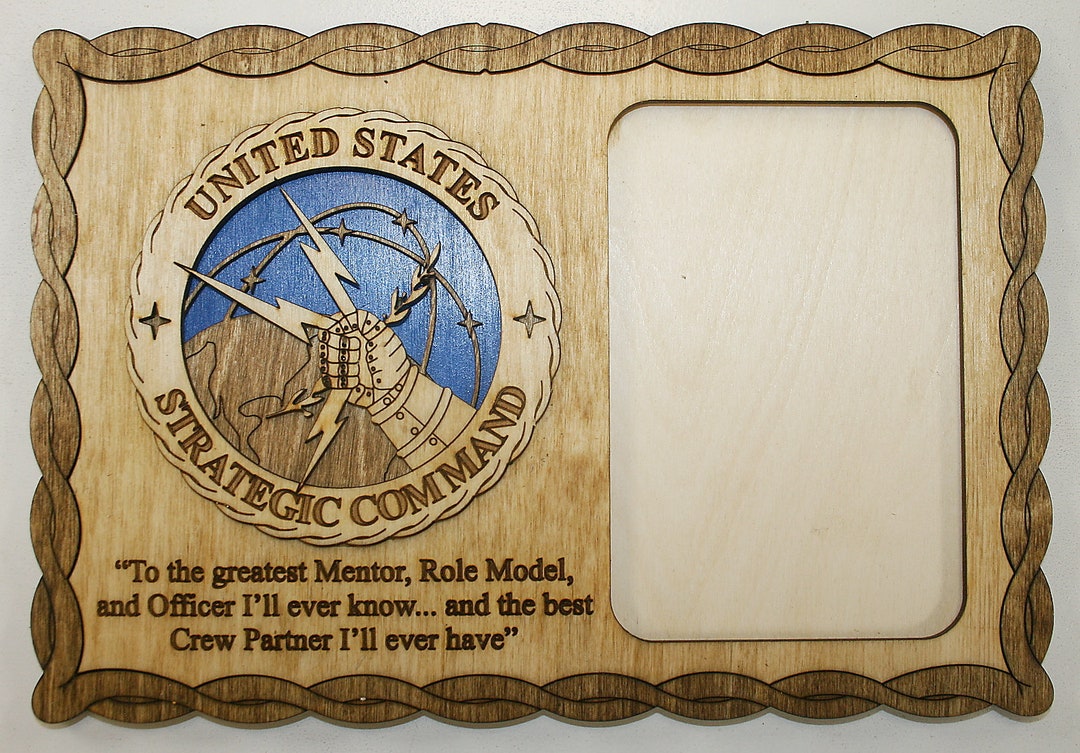 Custom 8x12" Air Force Strategic Command Picture Frame - FREE SHIPPING ...