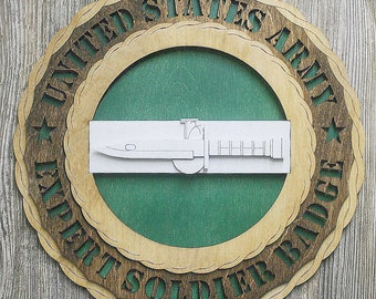 Expert Soldier Badge Croc Charm ARMY ESB - Etsy