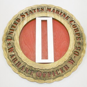 Marine Corps WO5 Warrant Officer Rank Wall Tribute - Etsy
