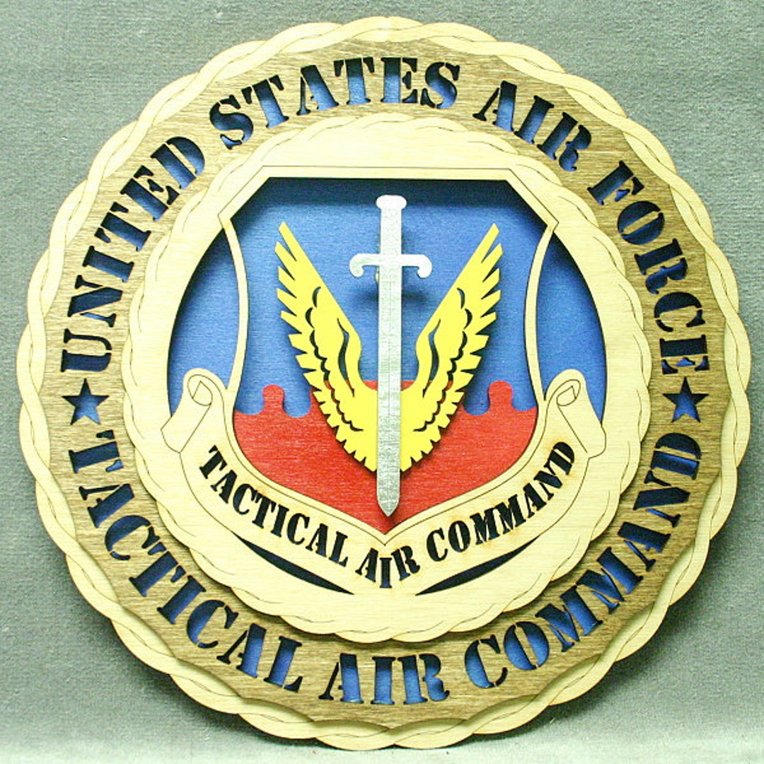Custom 12" Air Force Tactical Air Command - Wall Tribute - FREE ...