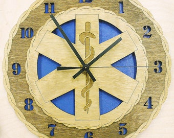 Custom 12 Police Badge Wall Clock | Etsy