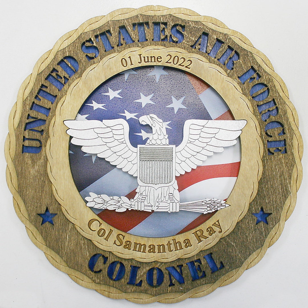 Air Force Colonel Wall Tribute - Etsy