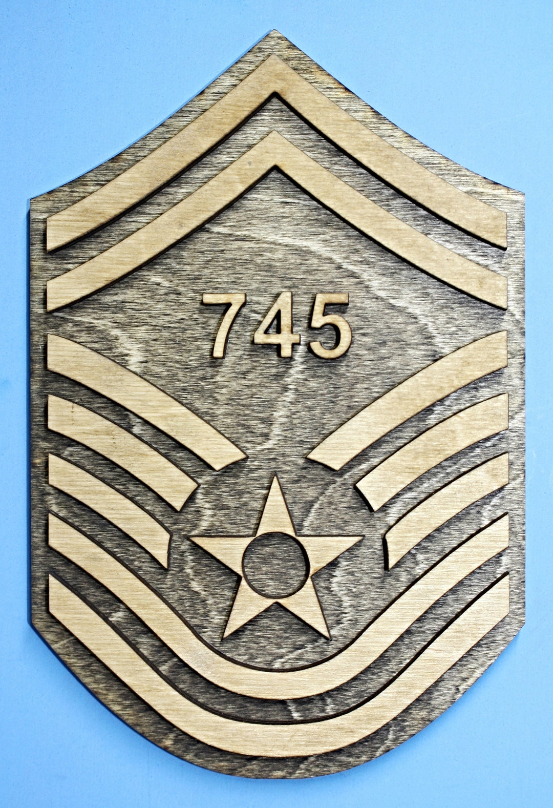 Air Force Cmsgt Rank Wall Tribute - Etsy