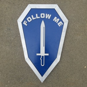 24" US Army Infantry "follow Me" Patch - Wall Tribute - FREE SHIPPING ...