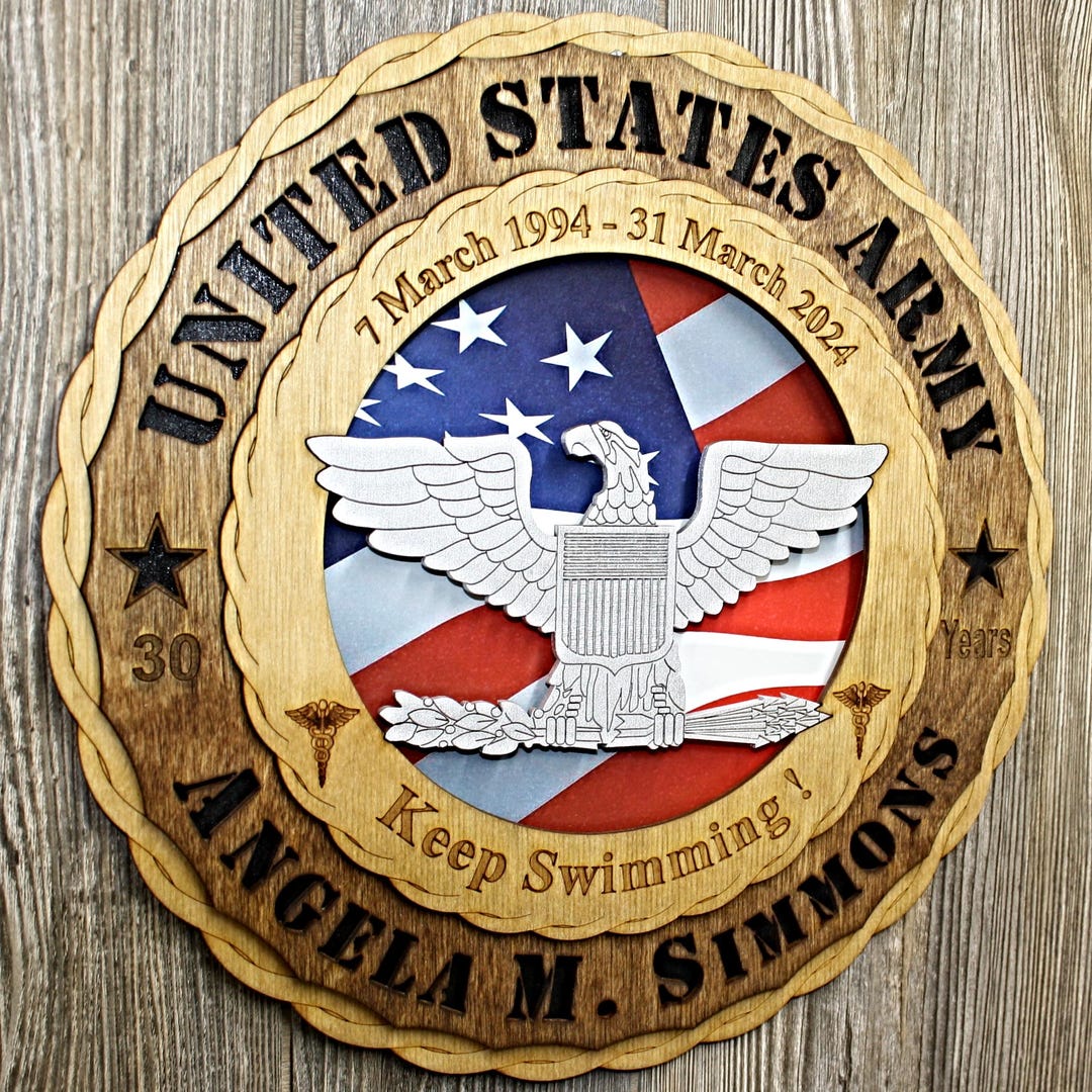 Army Colonel Wall Tribute - Etsy