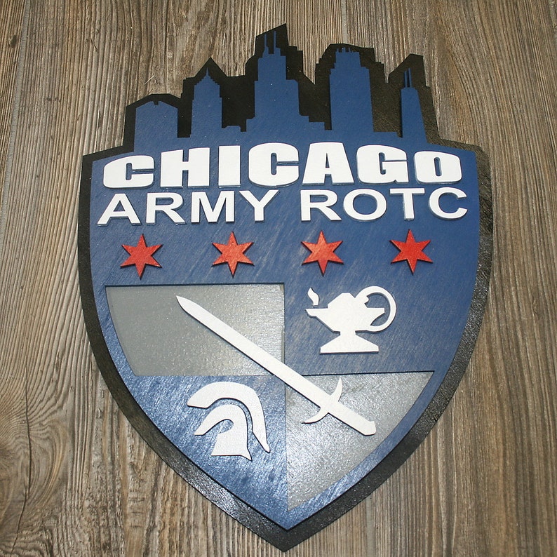 Chicago Army ROTC Full Color Wall Tribute - Etsy