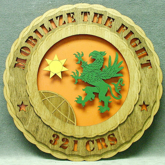 Custom 12 Wood US Air Force 321 CRS Wall Tribute Free | Etsy