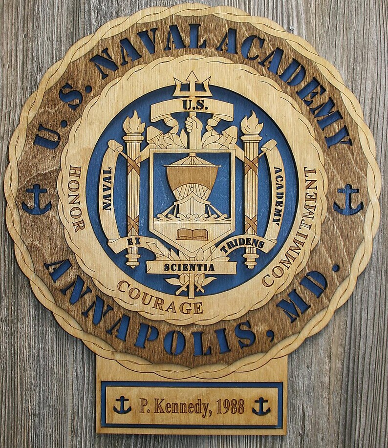 U.S. Naval Academy Wall Tribute - Etsy