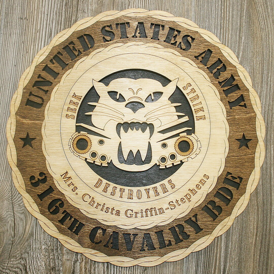 316th Cavalry Bde Wall Tribute - Etsy
