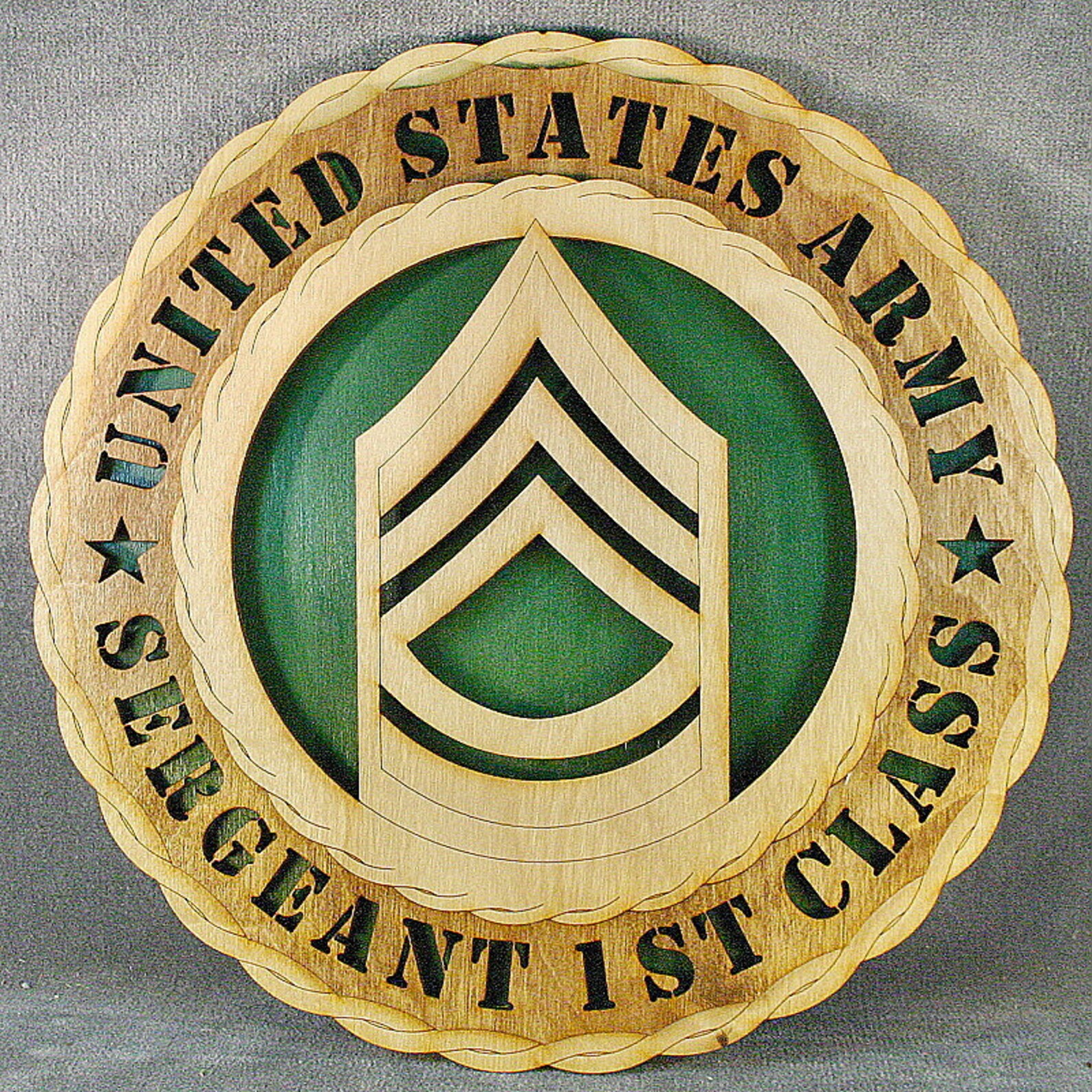 Custom 12 Wood US Army Sergeant 1st Class Wall Tribute - Etsy
