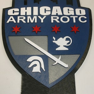 Chicago Army ROTC Full Color Wall Tribute - Etsy