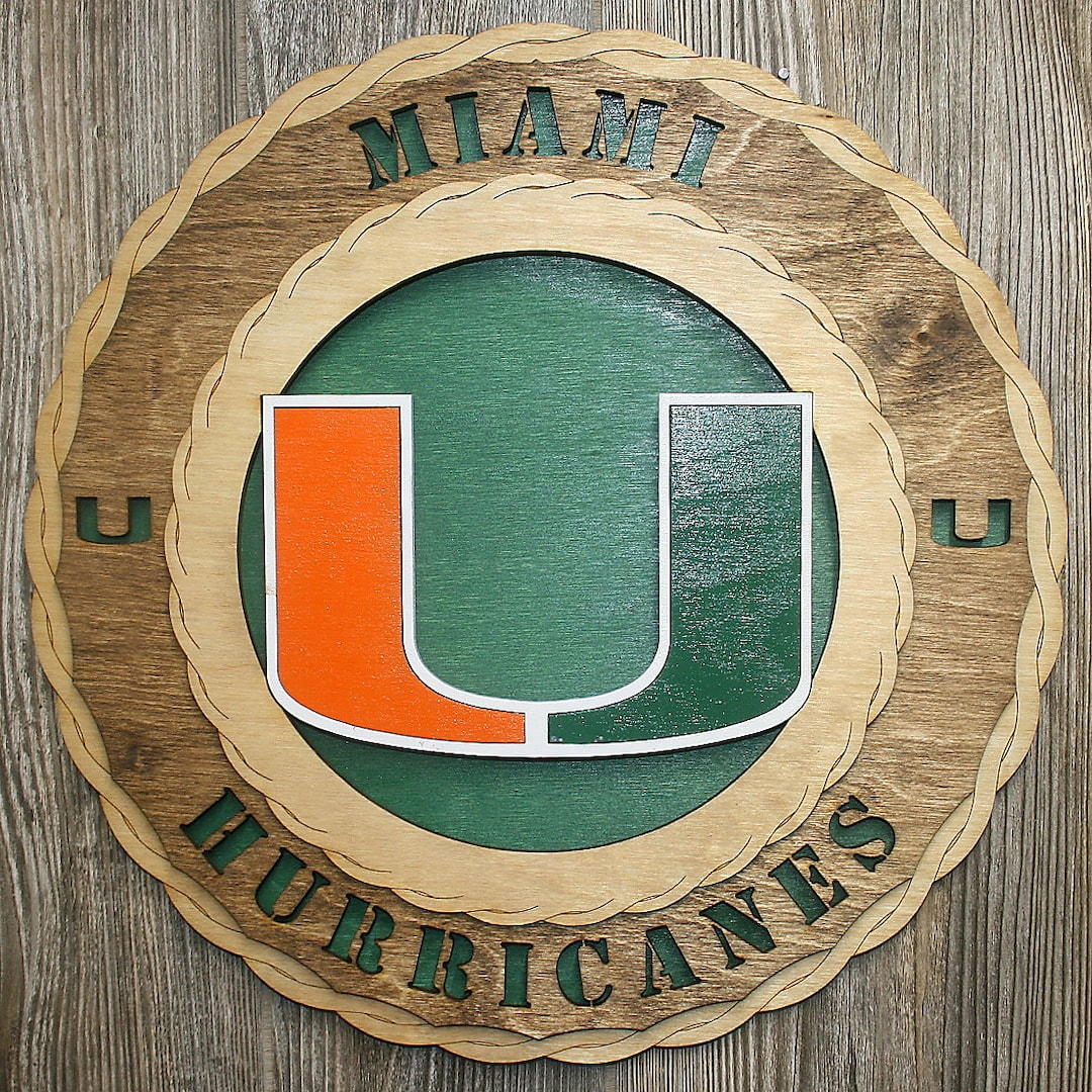 Miami Hurricanes Wall Tribute - Etsy