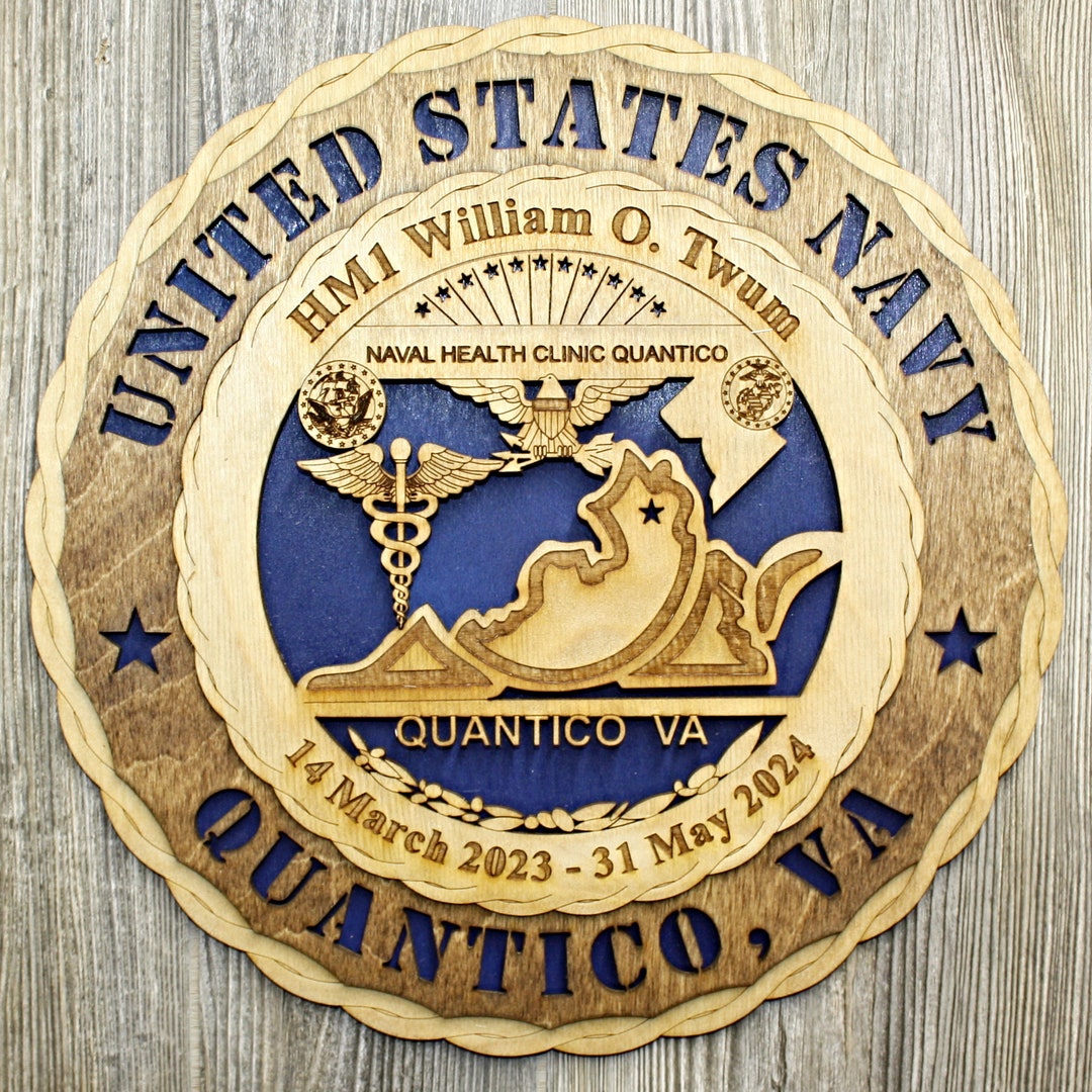 Naval Health Clinic Quantico Wall Tribute - Etsy