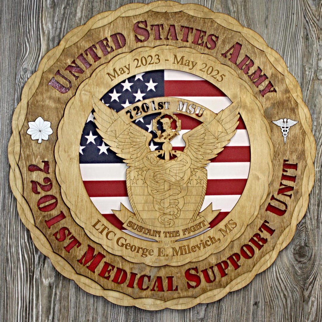 7201 Medical Support Unit Wall Tribute - Etsy