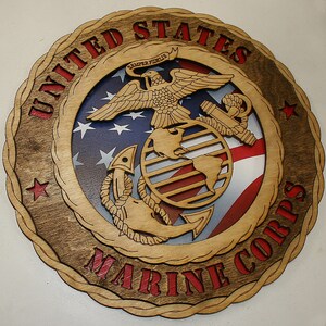 Marine Corps EGA Wall Tribute - Etsy